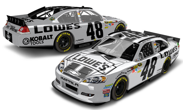 2012 Jimmie Johnson #48 Lowe's - Cortez Silver Diecast 2012 Jimmie Johnson #48 Lowe's - Cortez Silver Diecast