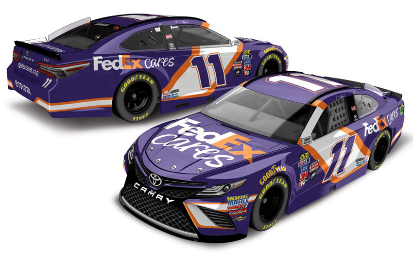 2017 Denny Hamlin #11 FedEx Cares 1/64 Diecast 2017 Denny Hamlin #11 FedEx Cares 1/64 Diecast