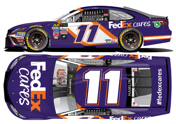2017 Denny Hamlin #11 FedEx Cares Diecast 2017 Denny Hamlin #11 FedEx Cares Diecast