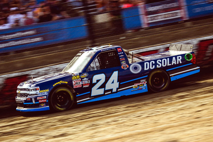 2016 Kyle Larson #24 DC Solar - Eldora Win / Raced Truck Diecast