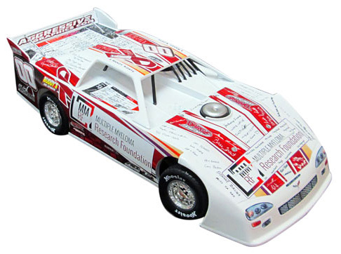 2014 Randy Korte #00 Multiple Myeloma Research - Dirt Late Model Diecast