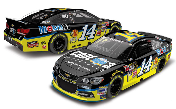 2015 Tony Stewart #14 Code 3 Associates 1/64 Diecast