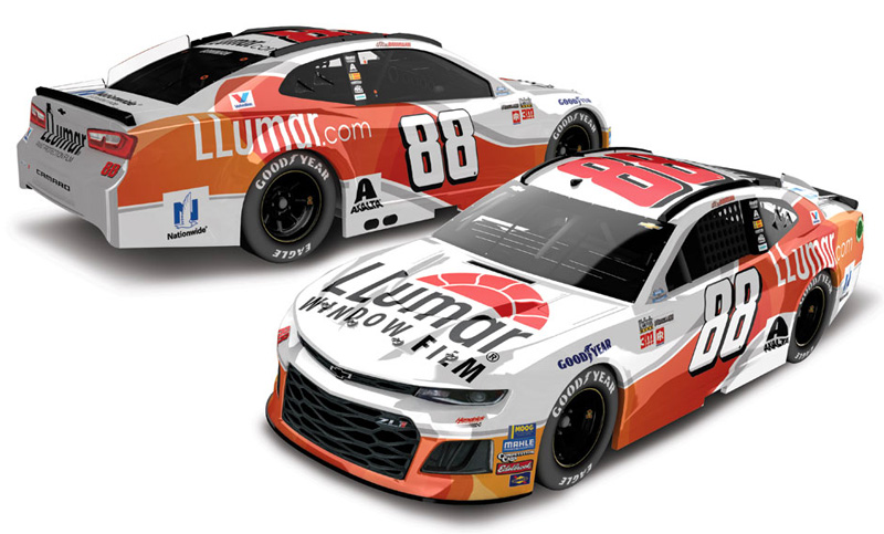 2018 Alex Bowman #88 LLumar 1/64 Diecast