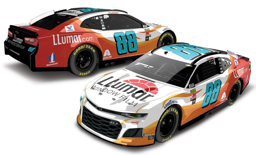 2019 Alex Bowman #88 LLumar NASCAR 1/64 Diecast