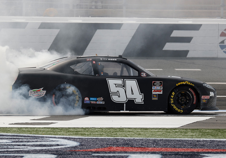 2021 Ty Gibbs #54 Charlotte Win / Raced NASCAR 1/24 Diecast