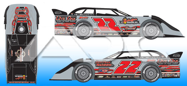 2022 Chris Ferguson #22 Eldora Million - Dirt Late Model 1/64 Diecast