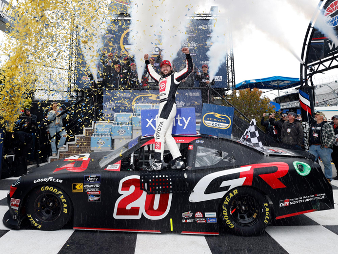 2024 Ryan Truex #20 Toyota Gazoo Racing - Dover Win / Raced NASCAR 1/24 ...