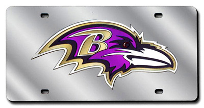 Baltimore Ravens - NFL Laser Tag License Plate